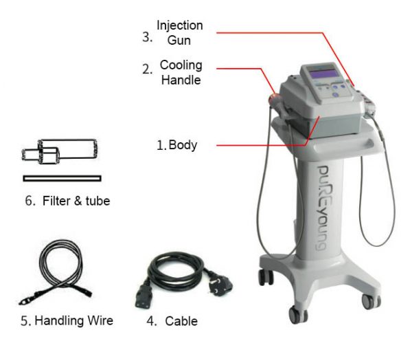 Ice Shot Mesotherapy Injector, a skin boosters injection device with ...