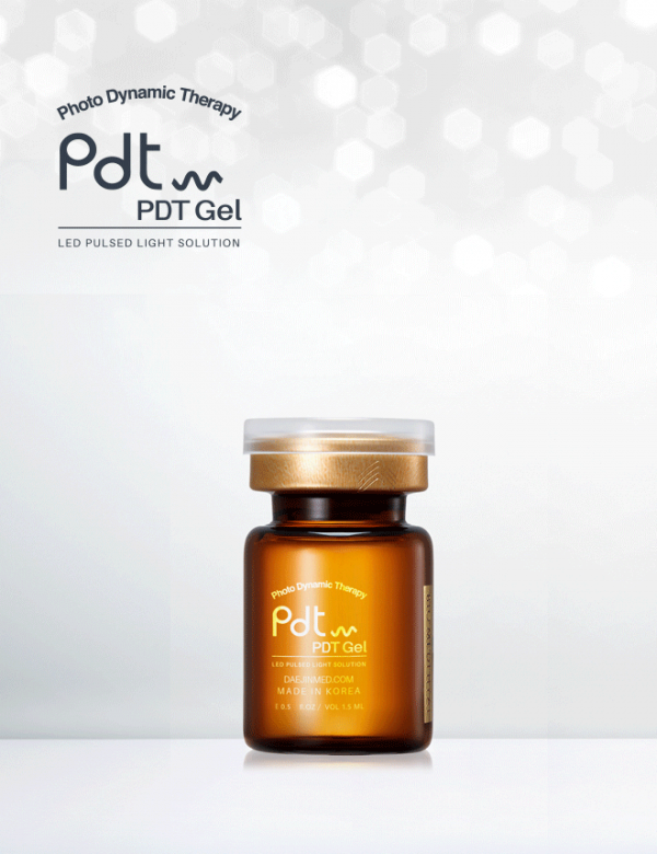New concept PDT acne treatment, PDT Gel for PDT photodynamic therapy